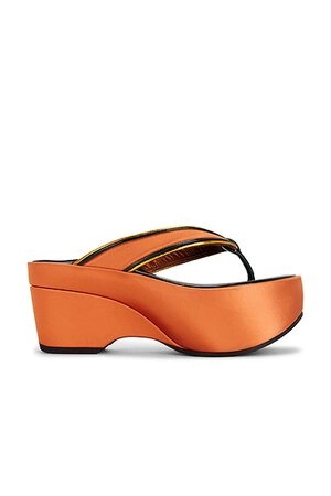 Dries Van Noten Platform Sandal - Rust