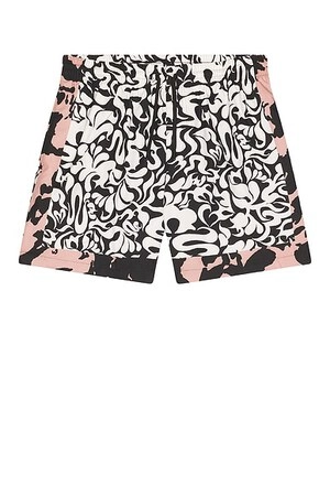 Dries Van Noten Phibbs Printed Swim Shorts - Black
