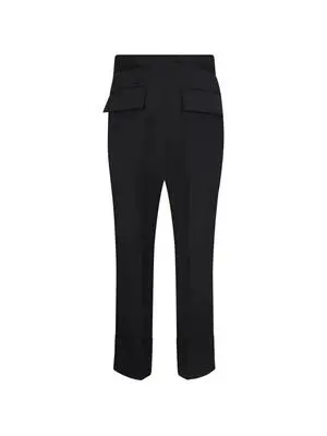SAPIO Side-stripe Turn-up Trousers