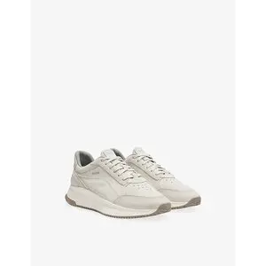 BOSS Running Suede Trainers - Open White