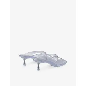 JIMMY CHOO Jelly Drop 50 Jelly Sandals - Silver