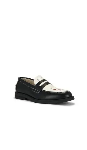 DUKE + DEXTER Wilde Cherry Penny Loafer In . Also