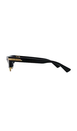 Bottega Veneta Bold Ribbon Cat Eye Sunglasses - Black