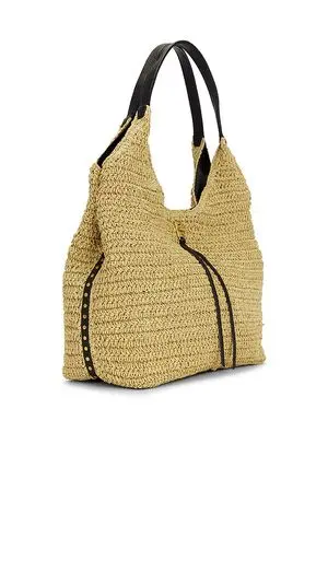 Rebecca Minkoff Darren Signature Carryall Raffia Tote