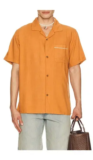 RHYTHM Daytona Shirt In . Also - Brown