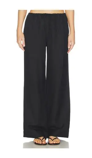LOVERS AND FRIENDS Lexa Linen Trouser - Black