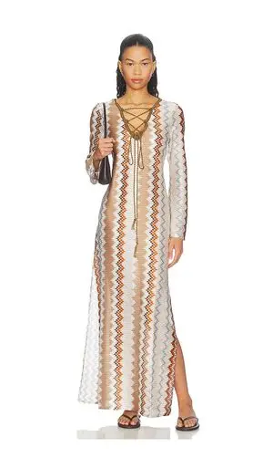My Beachy Side Vina Kaftan Maxi Dress - Multi