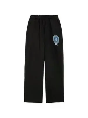 KIDWEST Logo-patch Track Pants - Black