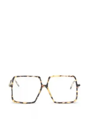 KUBORAUM Maske L12 Square-frame Eyeglasses - Brown