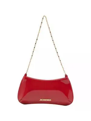 Jacquemus Logo Plaque Chain-link Shoulder Bag - Red
