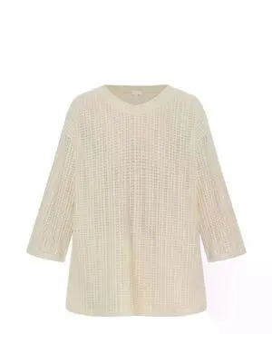 Hanro Waffle-knit Three-quarter Sleeve T-shirt