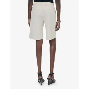 The Kooples Linen-blend Bermuda Shorts
