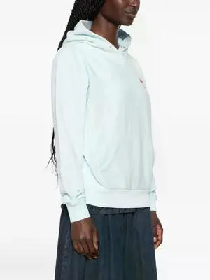 Kenzo Flower Embroidered Hoodie - Blue