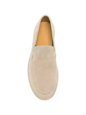 SERGIO MORETTI FIRENZE Suede Slip-on Loafers