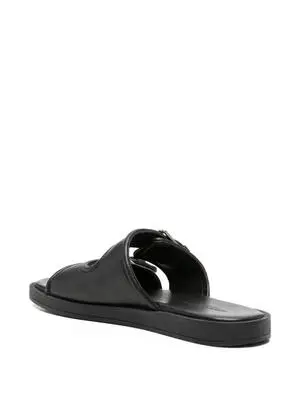 SERGIO MORETTI FIRENZE Leather Buckle-fastening Sandals