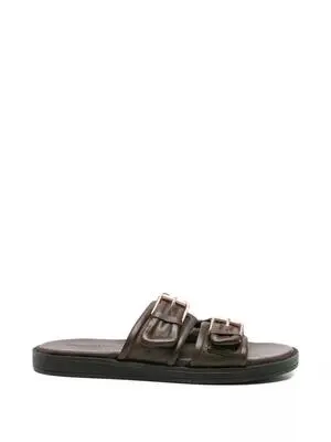 SERGIO MORETTI FIRENZE Buckle-fastening Sandals - Brown