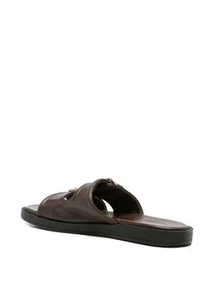 SERGIO MORETTI FIRENZE Buckle-fastening Sandals - Brown