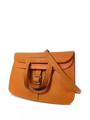 Hermès Halzan Shoulder Bag - Orange