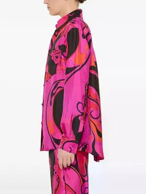 Emilio Pucci Printed Silk Shirt