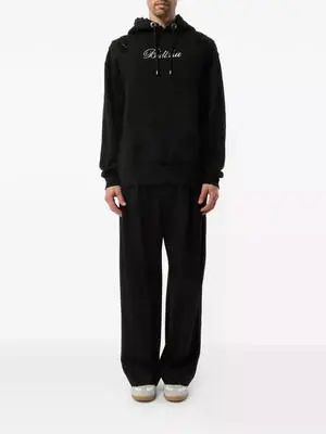 MASTERMIND WORLD Distressed Logo Hoodie
