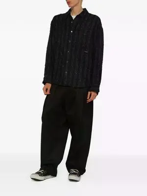 WOOYOUNGMI Tweed Button-up Shirt