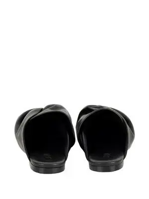 JVAM Maxime Knotted Mule - Black