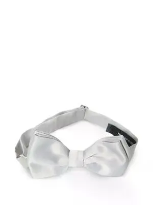 Tagliatore Knotted Bow Tie - Grey