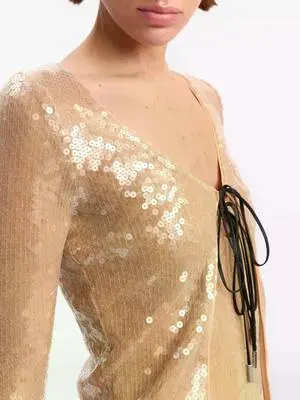 16Arlington Elin Sequin-embellished Cardigan