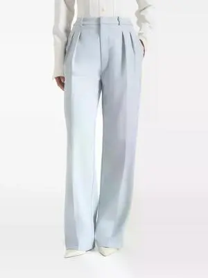 Manière De Voir Maniere De Voir Julie Double-pleated Tailored Trousers - Blue