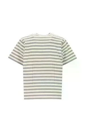Junya Watanabe Horizontal-stripe T-shirt - Grey