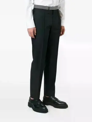 Alexander McQueen Studded Waistband Tailored Trousers