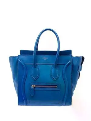 Celine Luggage Tote Bag - Blue