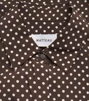 Matteau Silk Polka Dot Shirt