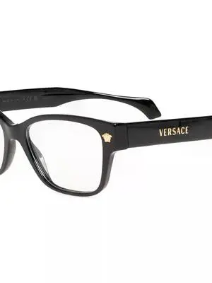 Versace Medusa Plaque Square Frame Glasses