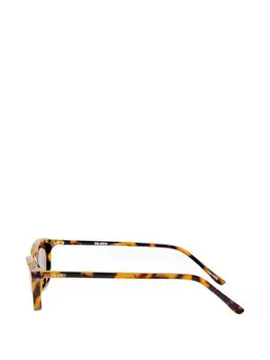 Linda Farrow Rectangle Frame Sunglasses - Brown