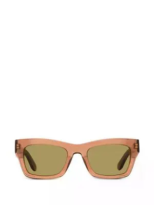 FERRAGAMO Rectangle-frame Sunglasses - Orange