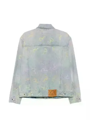 EVISU Denim Jacket With Seagull Print