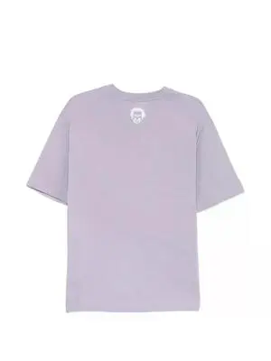 GEORGE. George Slogan Print Cotton T-shirt - Purple