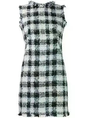 Alexander McQueen Bouclé Tweed Mini Dress
