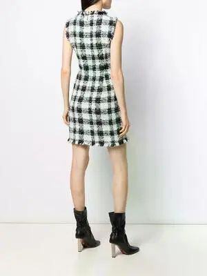 Alexander McQueen Bouclé Tweed Mini Dress
