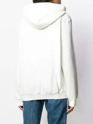 Heron Preston Cotton Graphic Print Hoodie - White