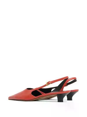 MANSUR GAVRIEL Anna Pointed-toe Slingback Pumps