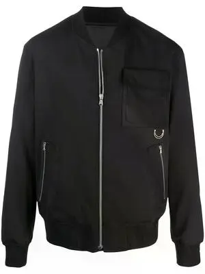 WOOYOUNGMI Cargo Bomber Jacket - Black
