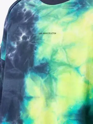 JUUN.J Oversized Tie-dye Print Sweatshirt