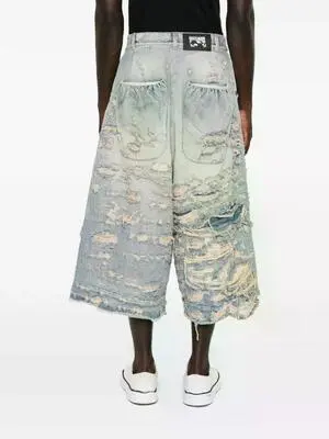 RIVINGTON ROI REBIS Distressed Panelled Jeans