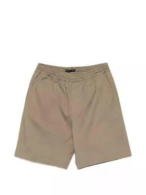 LOW BRAND George Stud-embellished Shorts - Brown