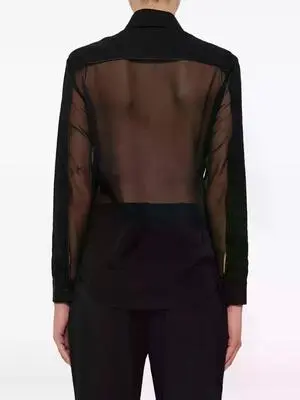 Givenchy Sheer Panel Shirt