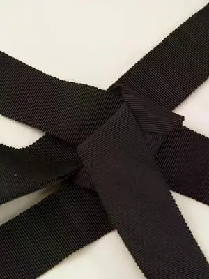LANVIN Crystal Ribbon Necklace