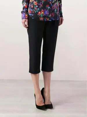 Alexander McQueen Cropped Trousers With Zip Detail