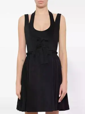 Givenchy Corseted Jersey Dress With A-line Skirt